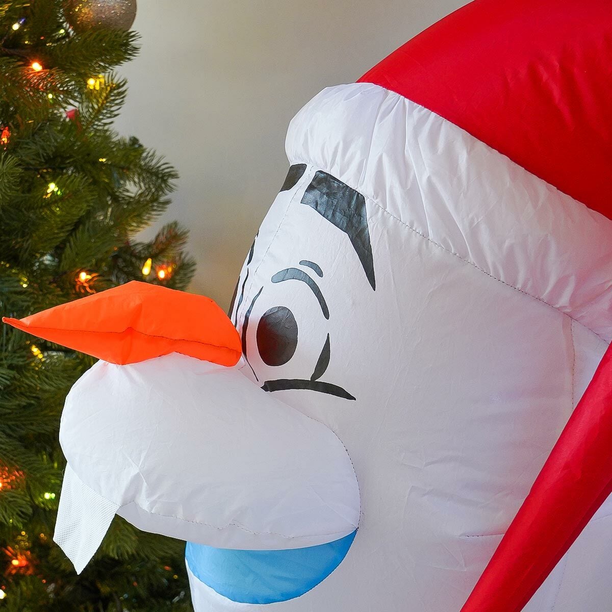 1.2m Outdoor ©Disney Inflatable Olaf Christmas Figure, Home Garden ...